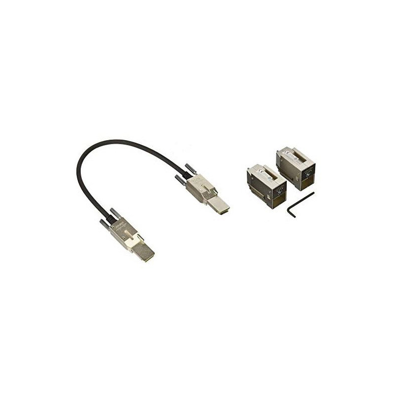 C9200-STACK-KIT Cisco стековый кабель StackWise 50 см с 2-мя адаптерами ...